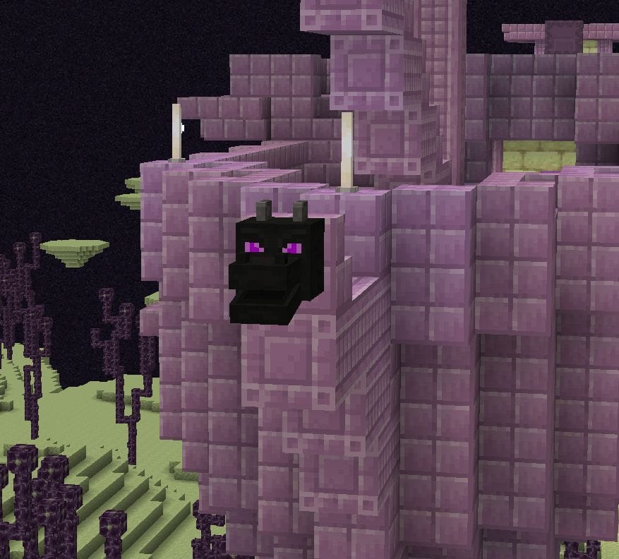 Dragon Head in Minecraft