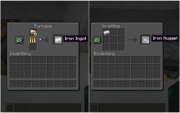 How To Make An Iron Nugget In Minecraft