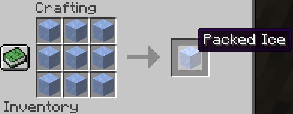 Packed Ice in Minecraft