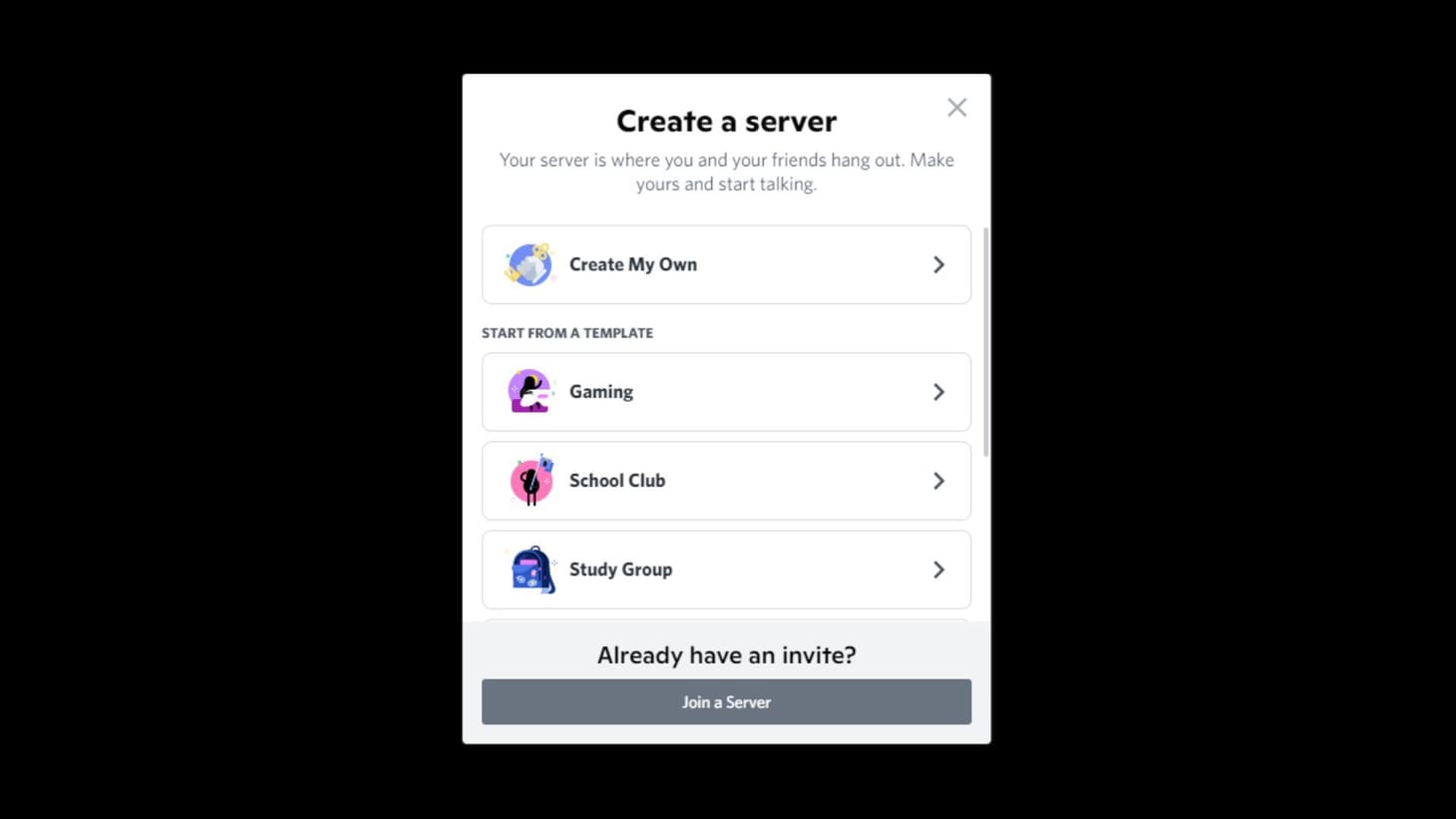 How to create Discord server and invite friends