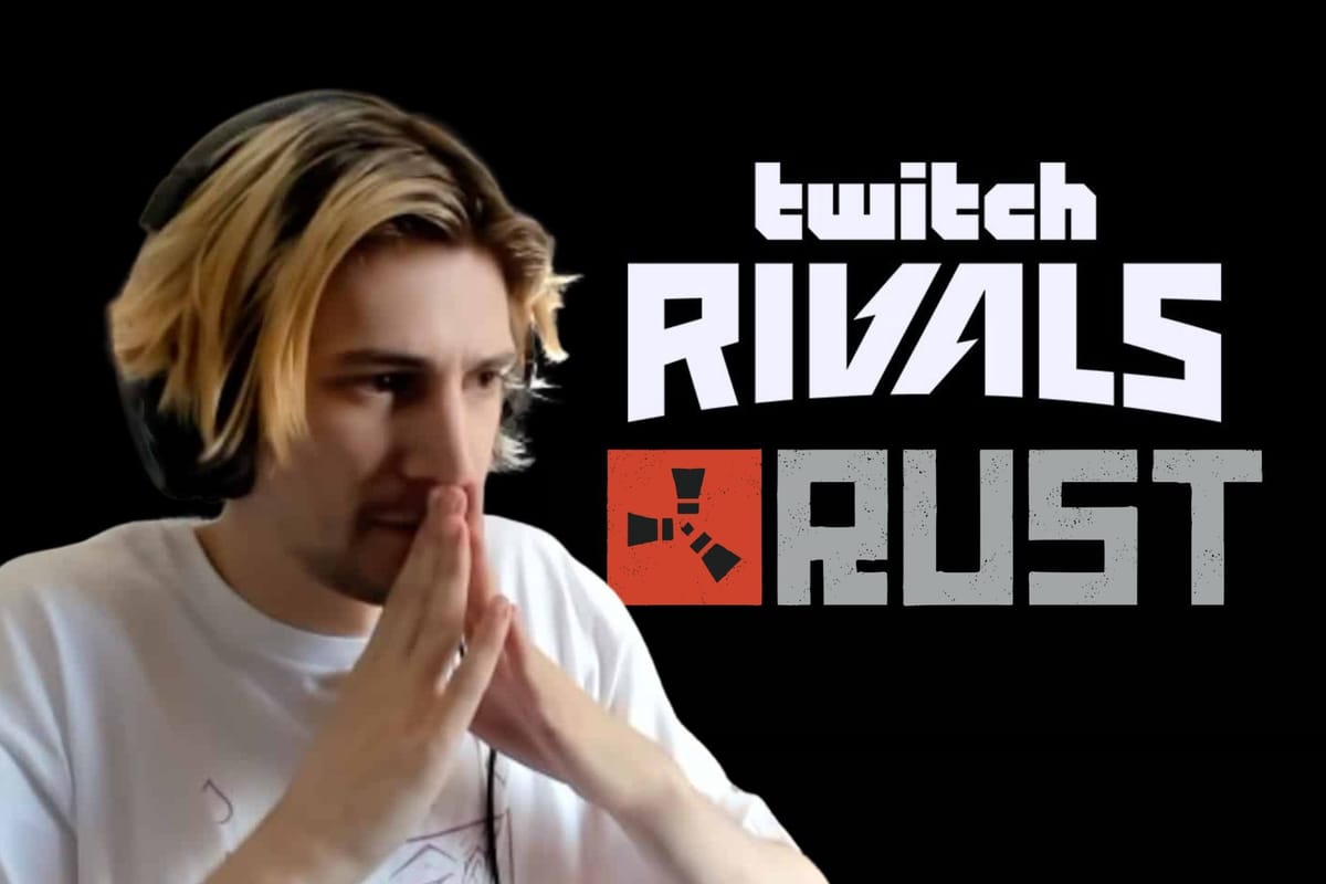 xQc hilariously gambles amid intense Rust Twitch Rivals game