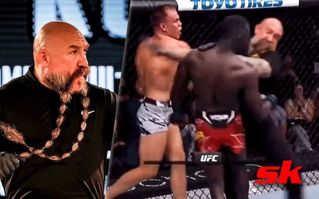 MMA Twitter comments on referee dodging a right hook from Nate Landwehr ...