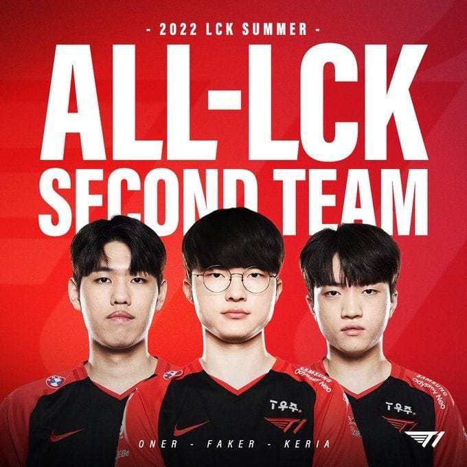 DAMWON KIA vs T1 League of Legends LCK 2022 Summer Split: Head-to-head ...