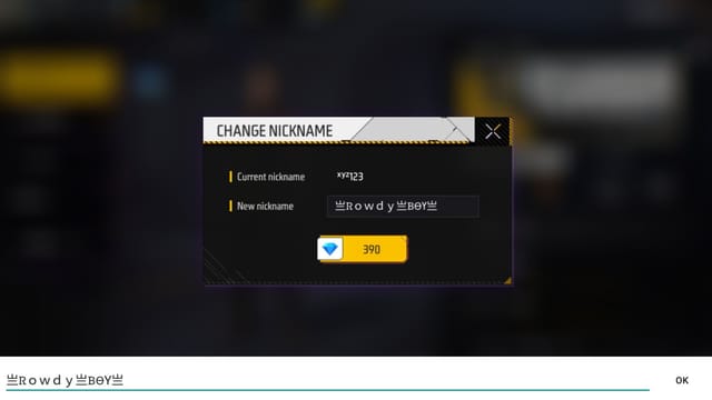 How to create invisible and unique nicknames in Free Fire MAX