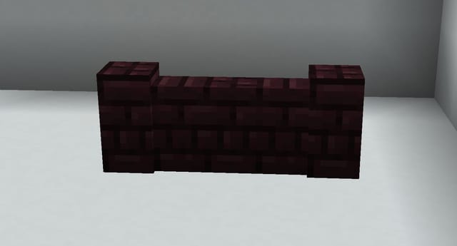 Nether Brick Wall in Minecraft