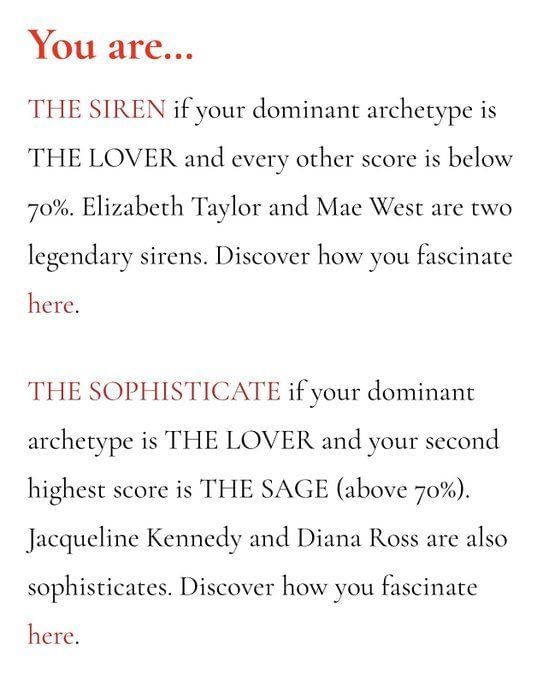 How to take the '13 Feminine Seduction Archetypes Quiz' on TikTok ...