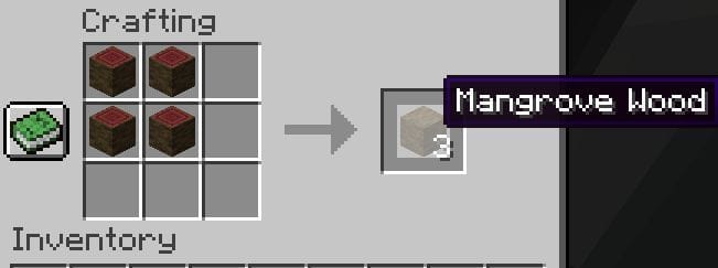 Mangrove Wood‌ in Minecraft