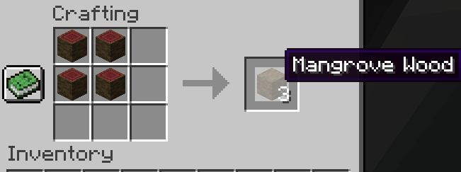 Mangrove Wood‌ in Minecraft
