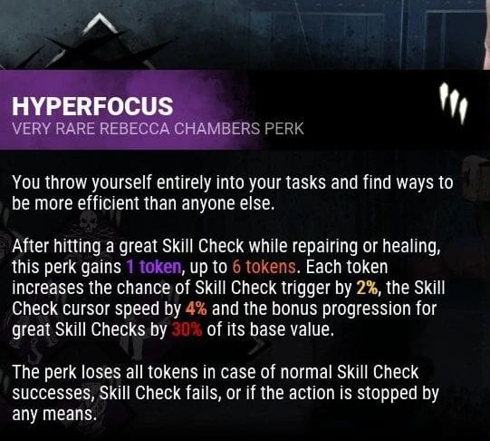 Every Rebecca Chambers perk in Dead by Daylight