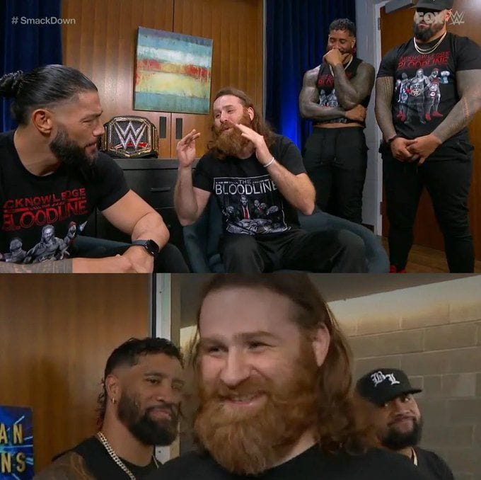 Sami Zayn made The Usos break character