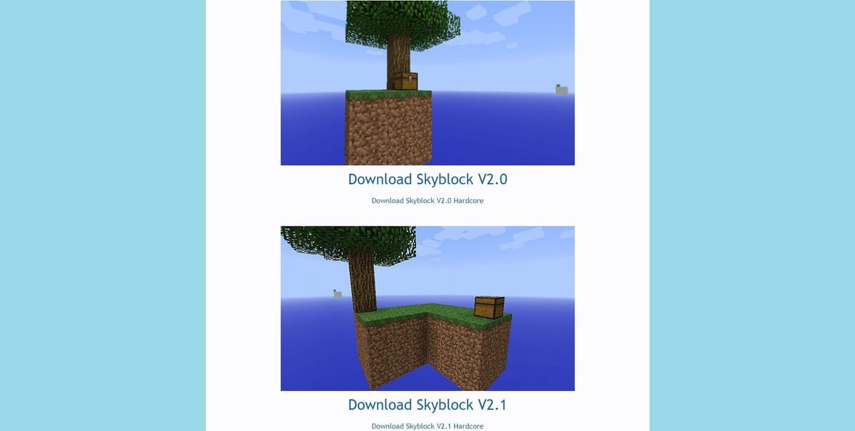 How to play Minecraft skyblock in 2022