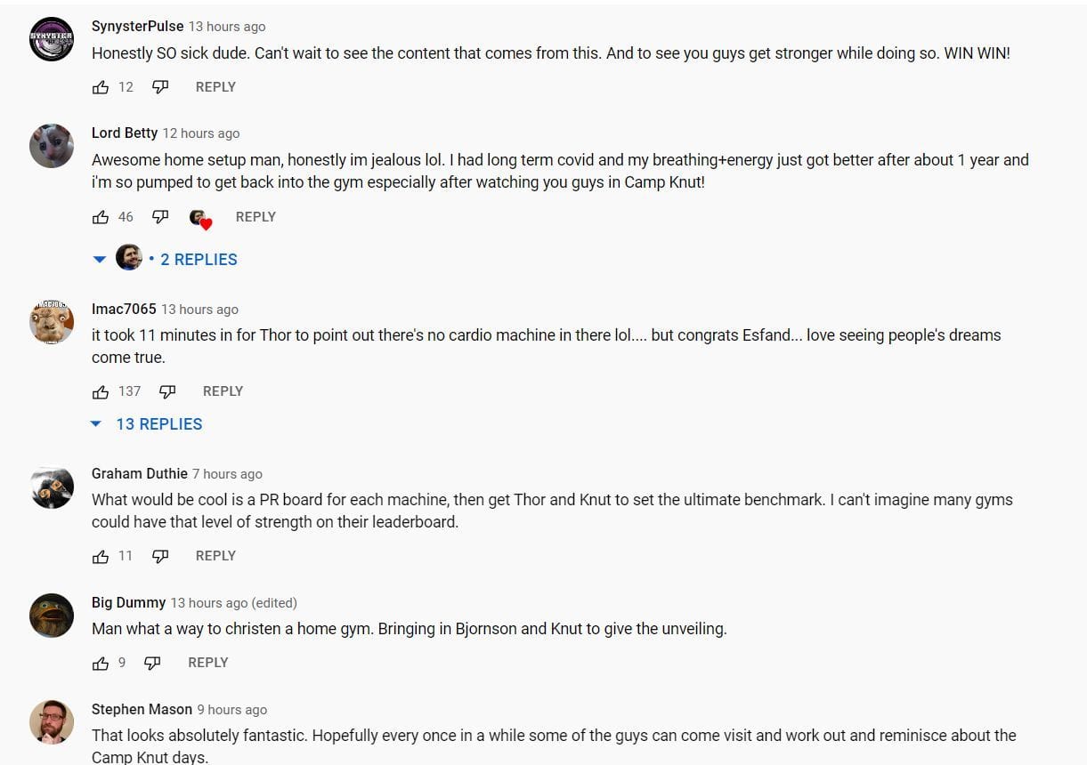 Camp Knut streamer Esfand shows off his $50k home gym setup