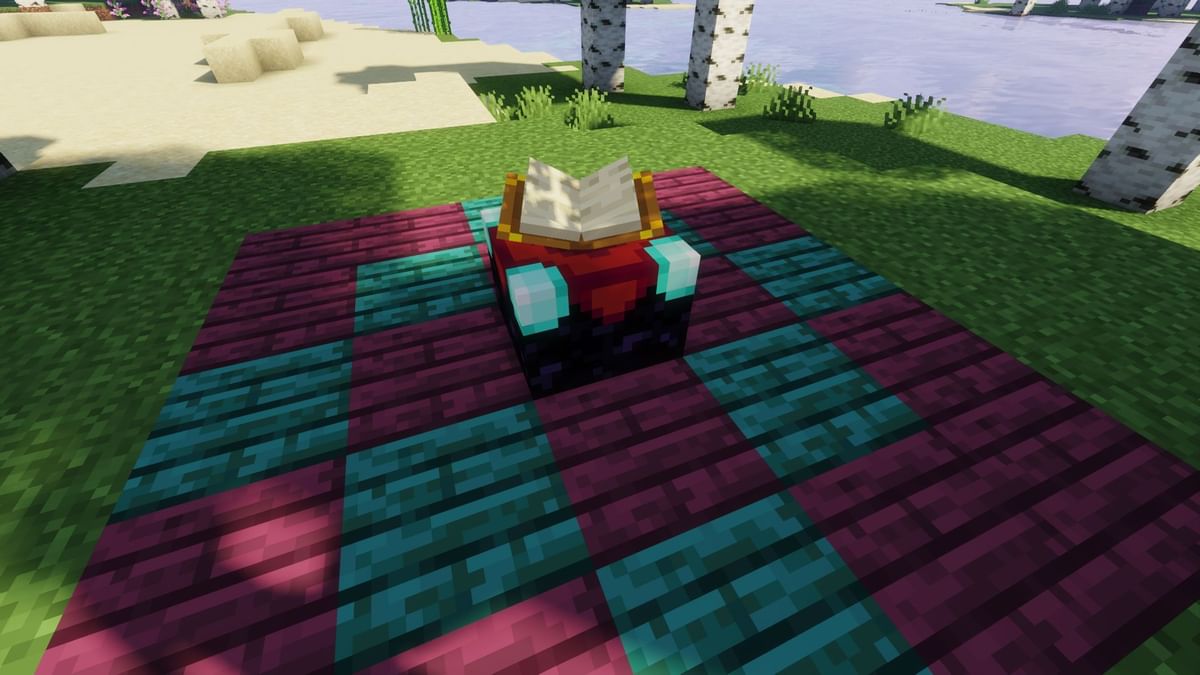 Minecraft guide for setting up an enchanting area