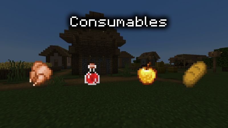 Consumables in Minecraft