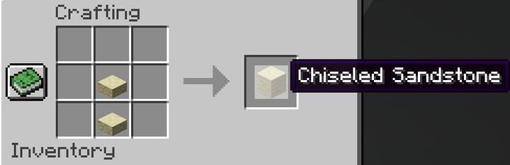 Sandstone Slab in Minecraft