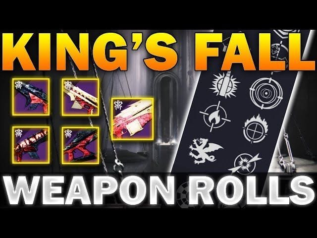 Every weapon in the King's Fall Raid in Destiny 2