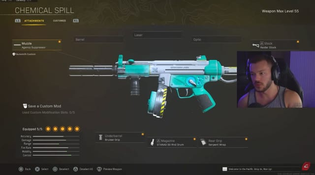 Warzone Season 4 Reloaded : The best loadout for the BOCW MP5