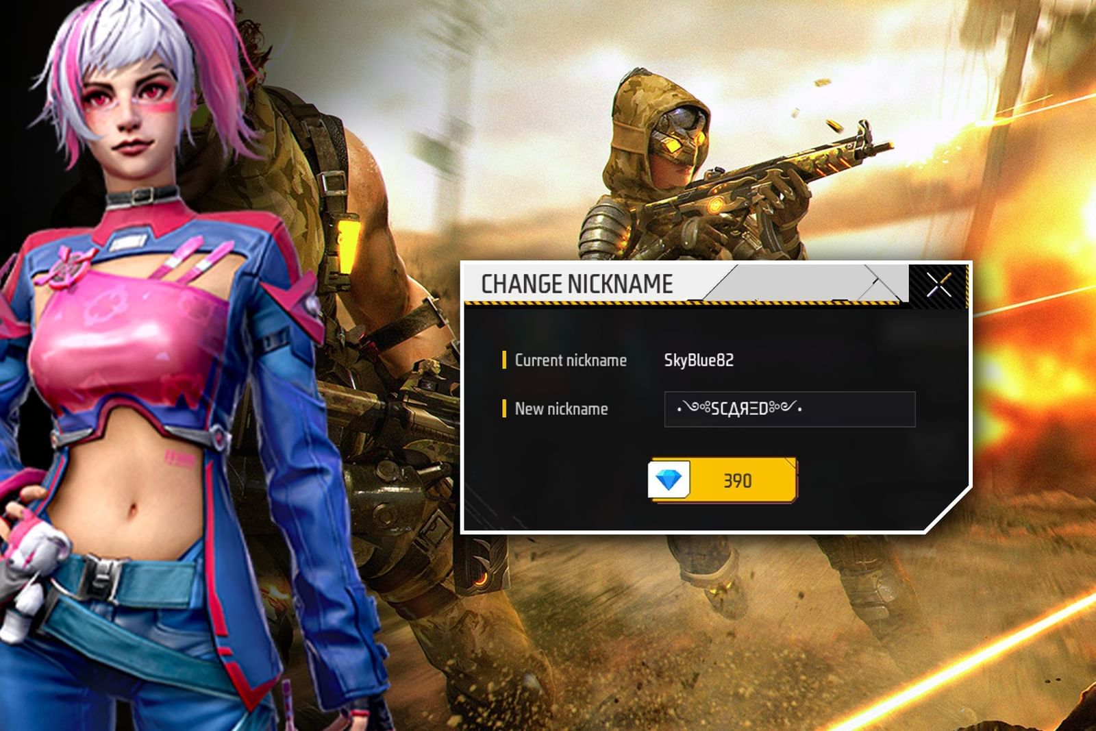 50 best Free Fire name symbols