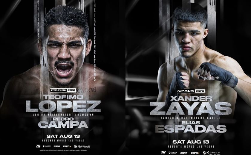 Teofimo Lopez vs. Pedro Campa: All fight card details