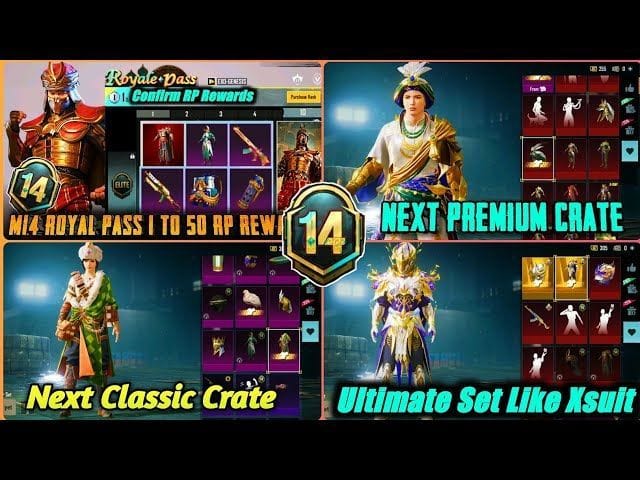 PUBG Mobile Month 14 RP release date, price, leaked rewards, and more