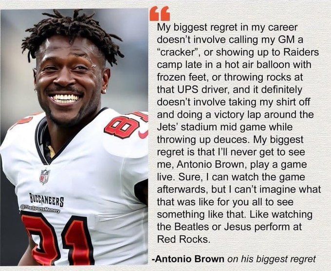 "Didn't know narcissism was as side effect of CTE" - Antonio Brown's ...