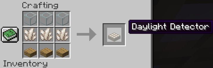 Daylight Detector in Minecraft