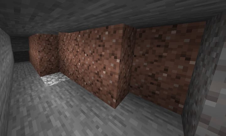 Granite Blocks in Minecraft