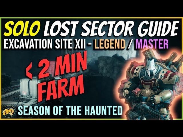 Destiny 2: Excavation XII Legend and Master Lost Sector guide