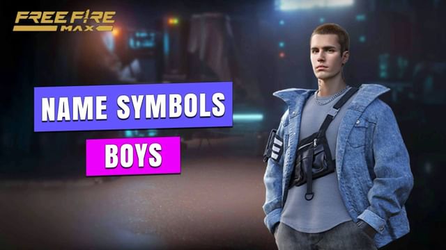 20 best Free Fire MAX name symbols for boys in August 2022