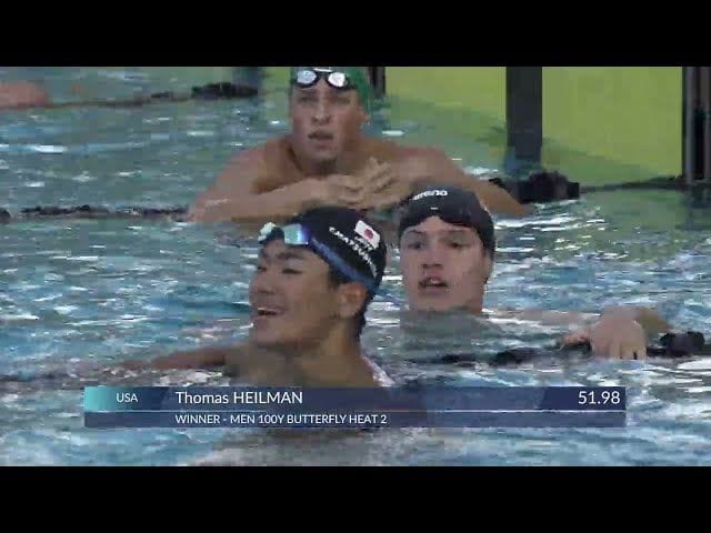 Who is Thomas Heilman? Swimmer breaks NAG record of Caeleb Dressel in ...