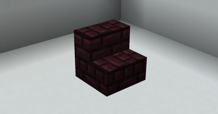 Nether Brick Stairs in Minecraft