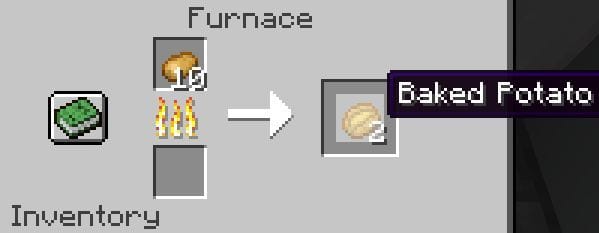 Potatoes in Minecraft