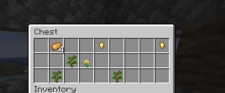 Potatoes in Minecraft