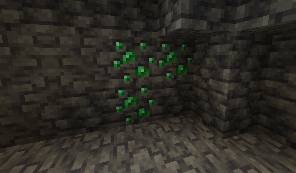 Emerald Ore in Minecraft