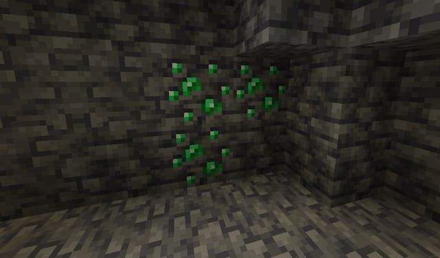 Emerald Ore in Minecraft