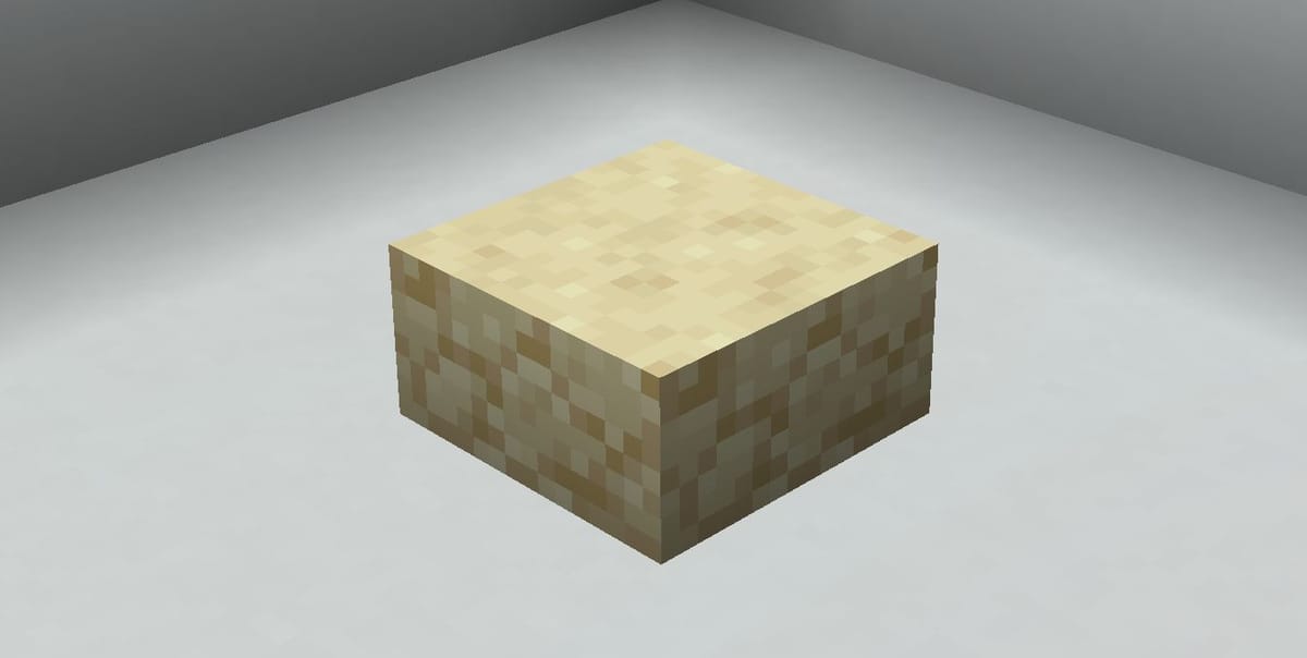 Sandstone Slab in Minecraft