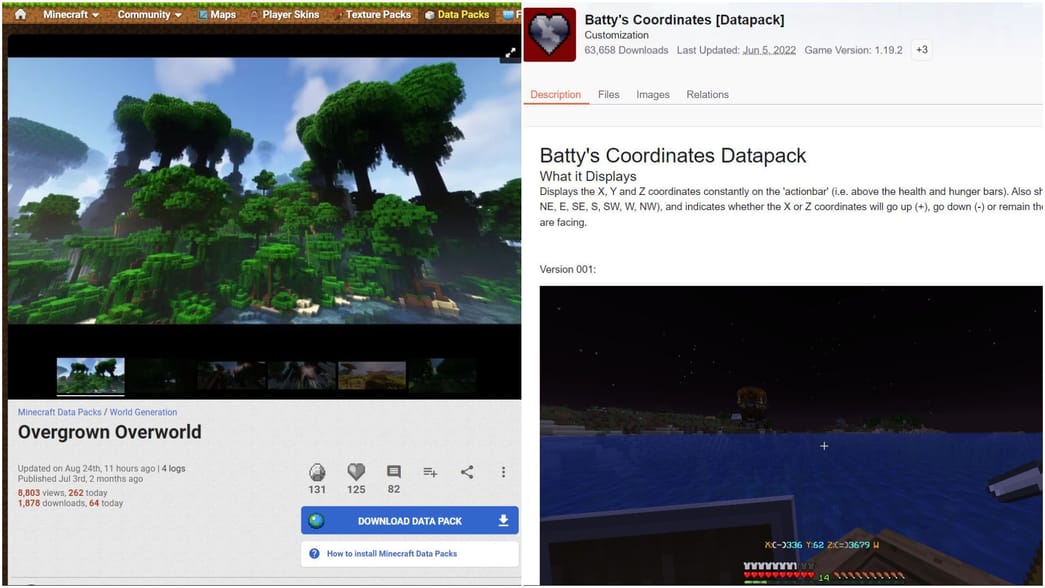 Are Minecraft data packs safe to use?