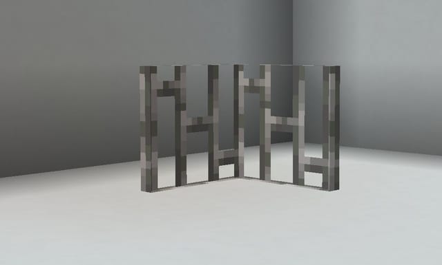 Iron bars in Minecraft