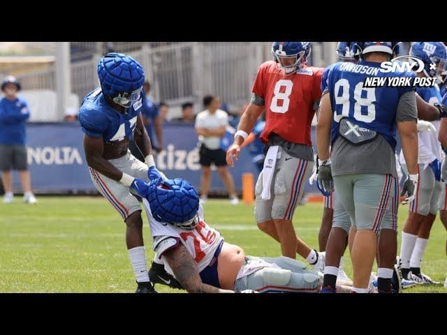Giants players throw hands at practice during a huge brawl