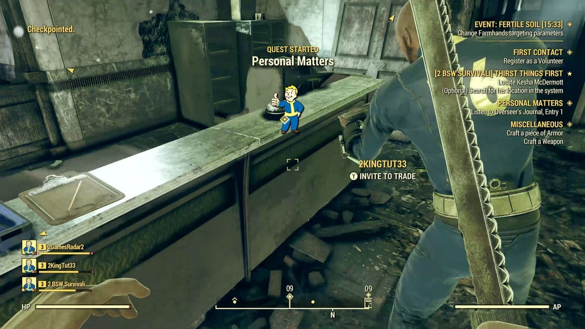 Methods to obtain the Radium Rifle plans in Fallout 76