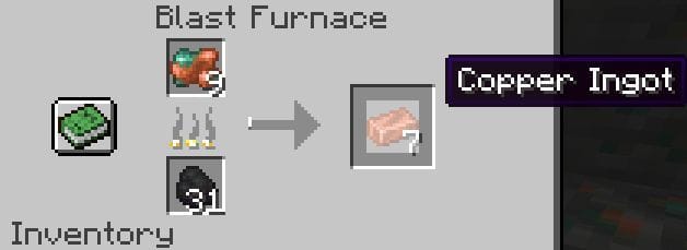 Copper Ore in Minecraft