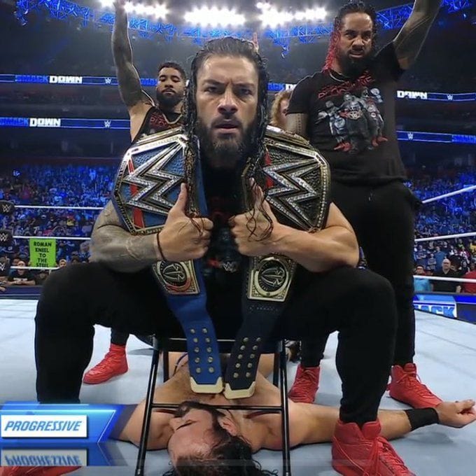 "Acknowledge him" - Wrestling world erupts as Roman Reigns destroys ...