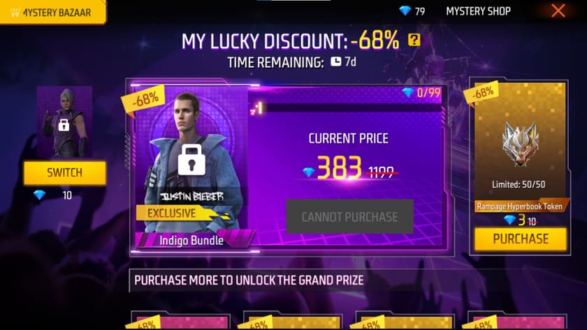 Free Fire MAX Mystery Shop for India: How to get Indigo Bundle, skins ...