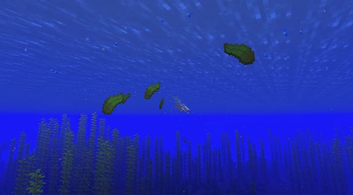 Kelp in Minecraft