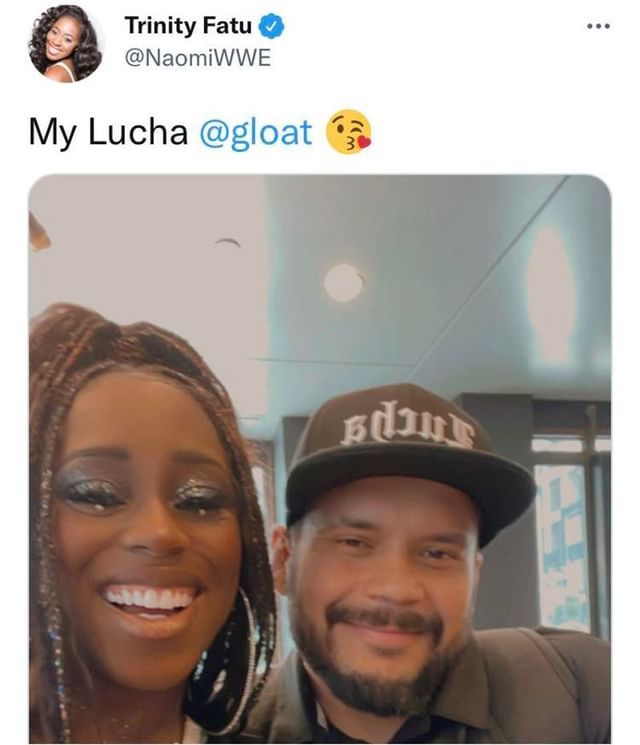 Naomi shares rare unmasked image with former WWE Superstar Kalisto