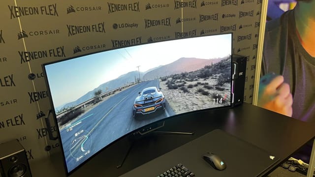 Corsair reveals new Ultrawide monitor that can be bent for a curved display