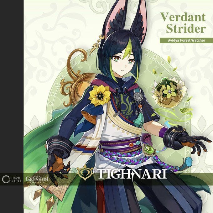 Elliot Gindi and Kobayashi Sanae to voice Tighnari in Genshin Impact
