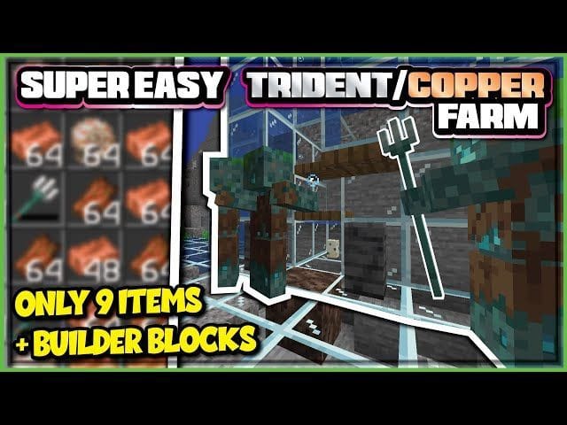 4 best Minecraft farms to build in ocean biomes
