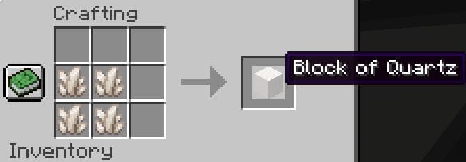 Quartz in Minecraft