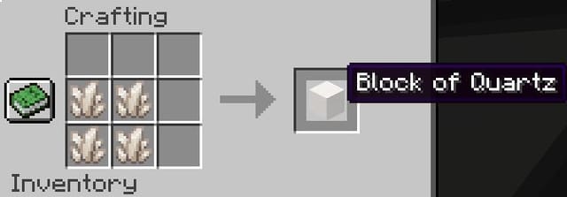 Quartz in Minecraft